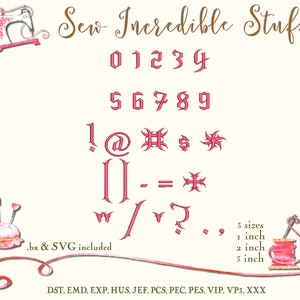 Charmed Television Show Machine Embroidery and SVG Fonts - BX Font ...