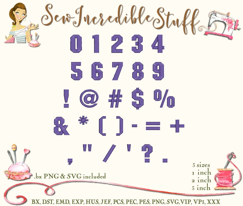 Spaceballs Movie Machine Embroidery, PNG and SVG Fonts - 3 Sizes - BX ...