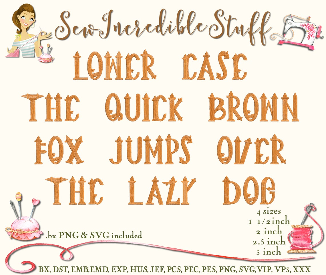 Ghouls and Goblins Halloween Machine Embroidery PNG and SVG - Etsy