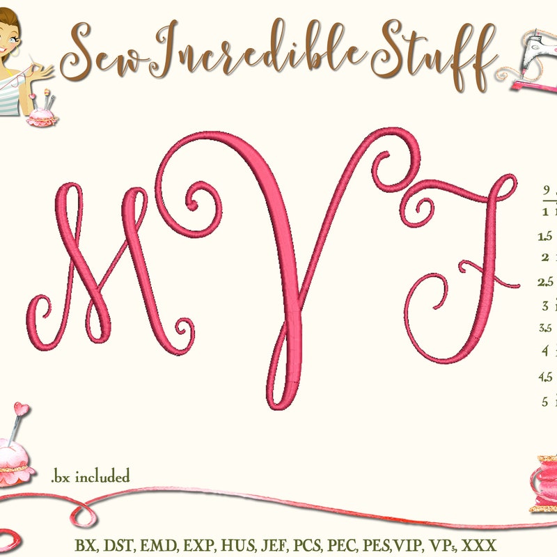 Curly Fonts - Etsy