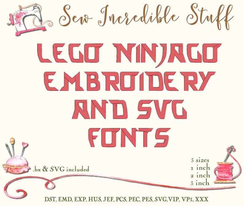 10+ Lego Ninjago Font PNG