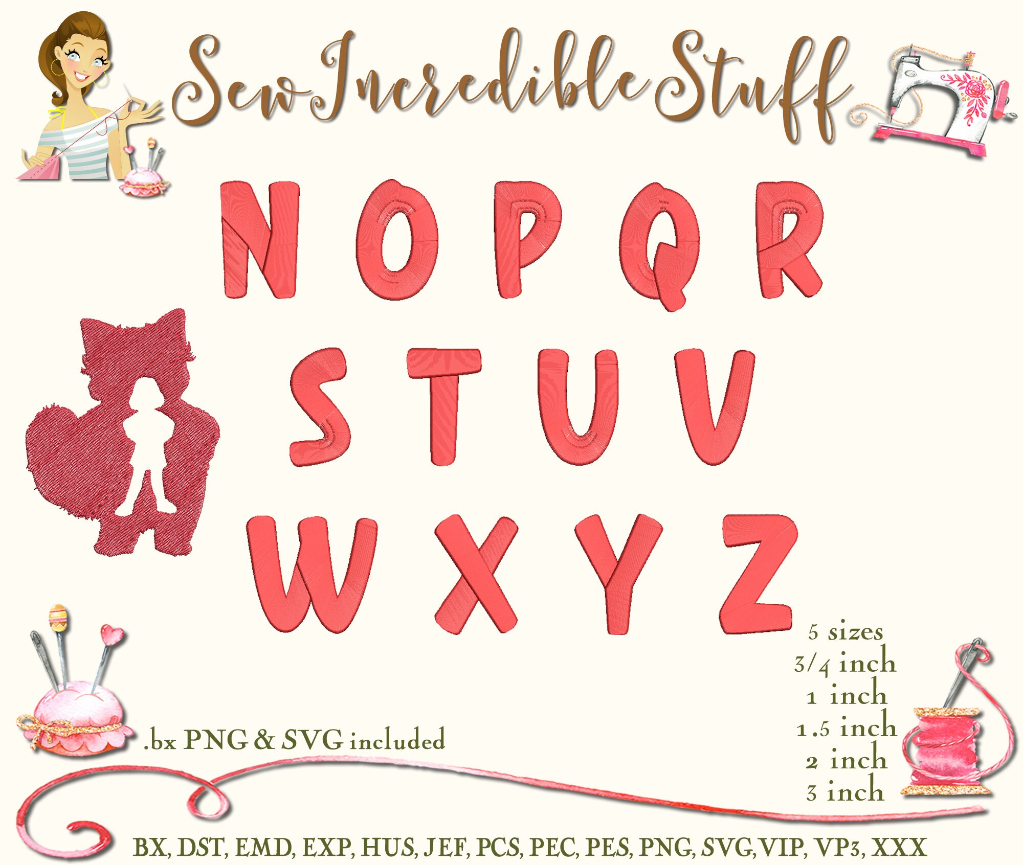 Turning Red Machine Embroidery PNG and SVG Font BX Font Pes - Etsy UK