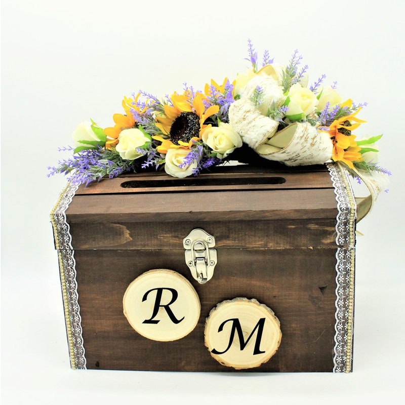 Sunflower Card Box - Etsy