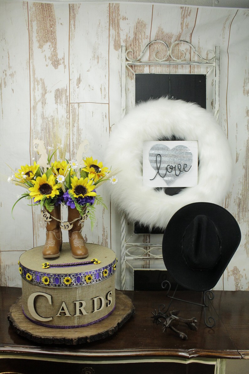 Rustic Wedding Card Box Country Wedding Rustic Card Box - Etsy