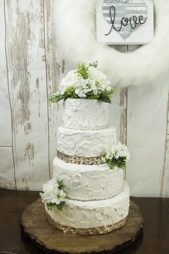 White Rose Cake Topper Elegant Wedding Cake Topper | Etsy