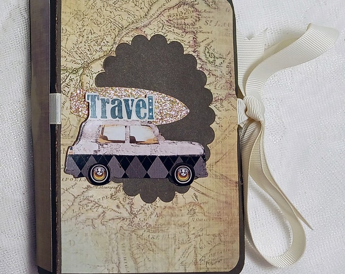 Travel Mini Scrapbook Album for Photos and Memorabilia, Brag Book ...