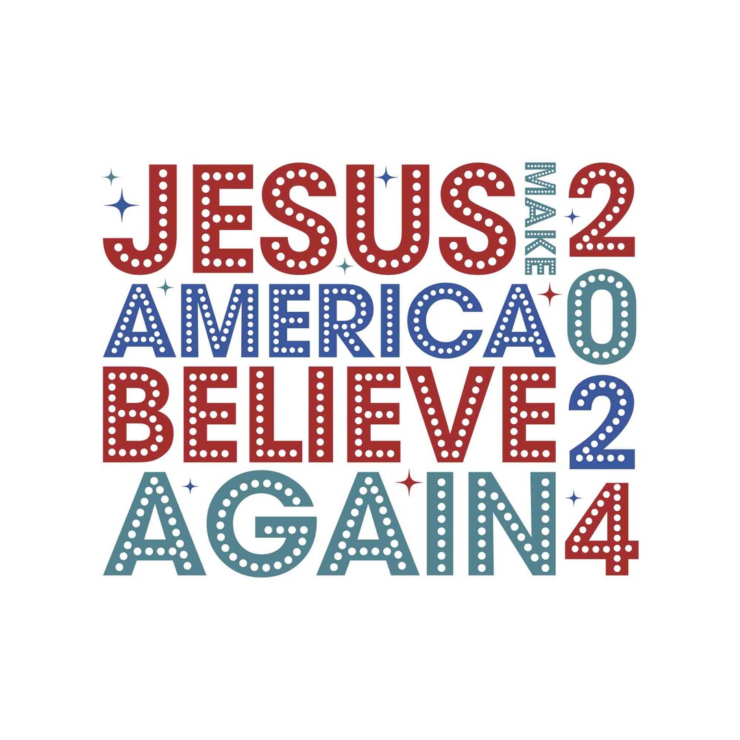 Jesus 2024 Make America Pray Again Christian Png File Download, Jesus ...
