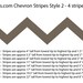 Chevron Stripes Vinyl Wall Decal Sticker, Chevron Decal, Chevron ...