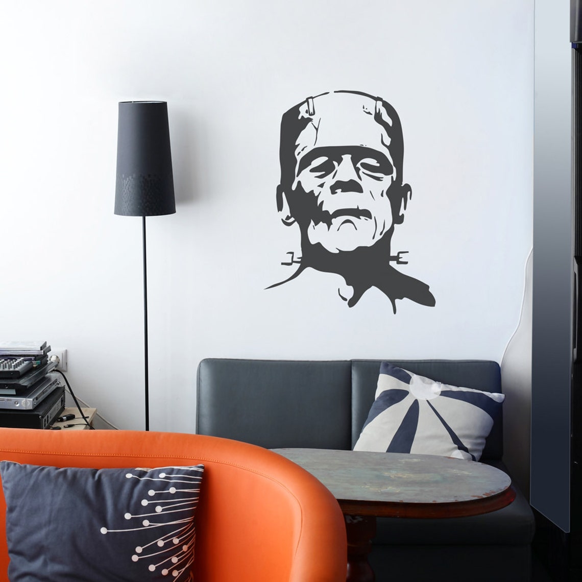 Frankenstein - Monster - Halloween - Vinyl Wall Decal Sticker - Etsy