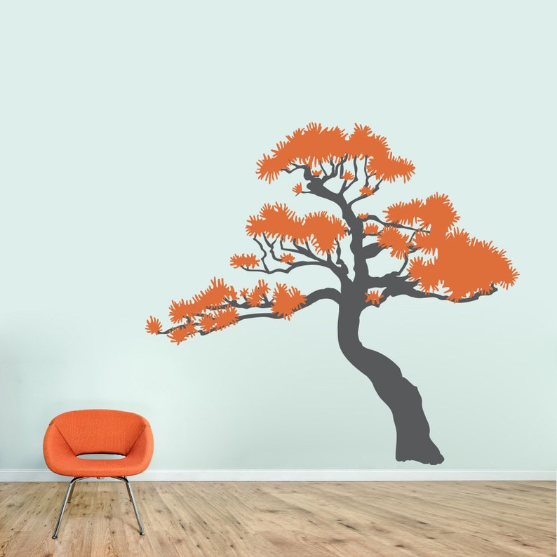 Large Bonsai Tree Wall Decal 78 X 72 Tree Wall - Etsy