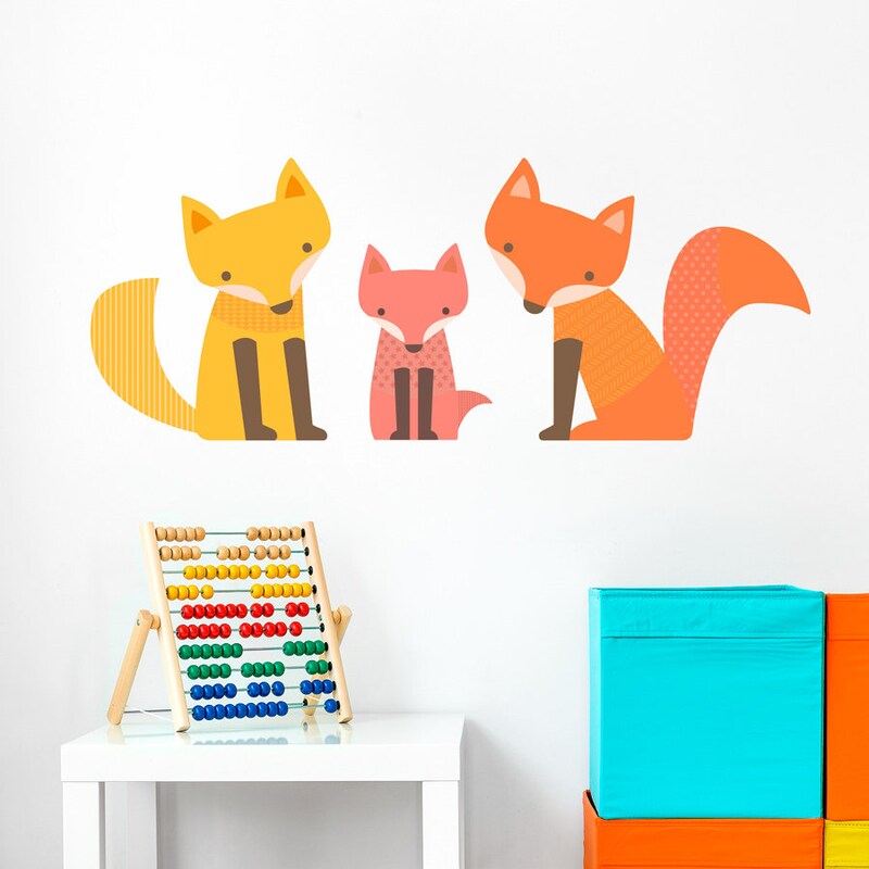 Fox Wall Decal - Etsy