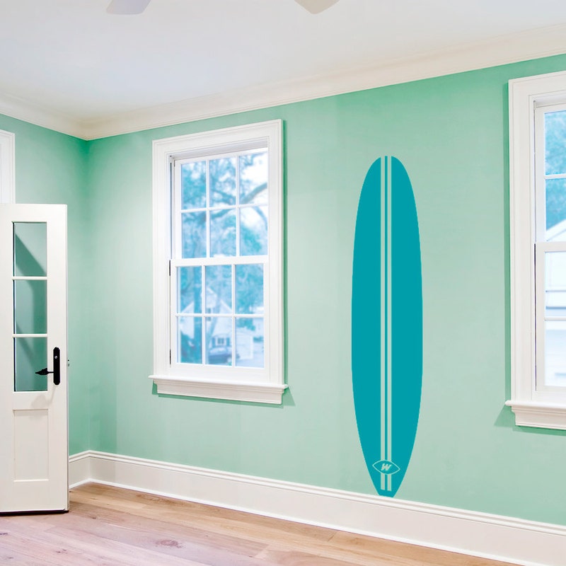 Surfboard Wall Decal - Etsy