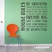 House Rules Vinyl Wall Art Decal Sticker 36x39 Family Rules Decal ...