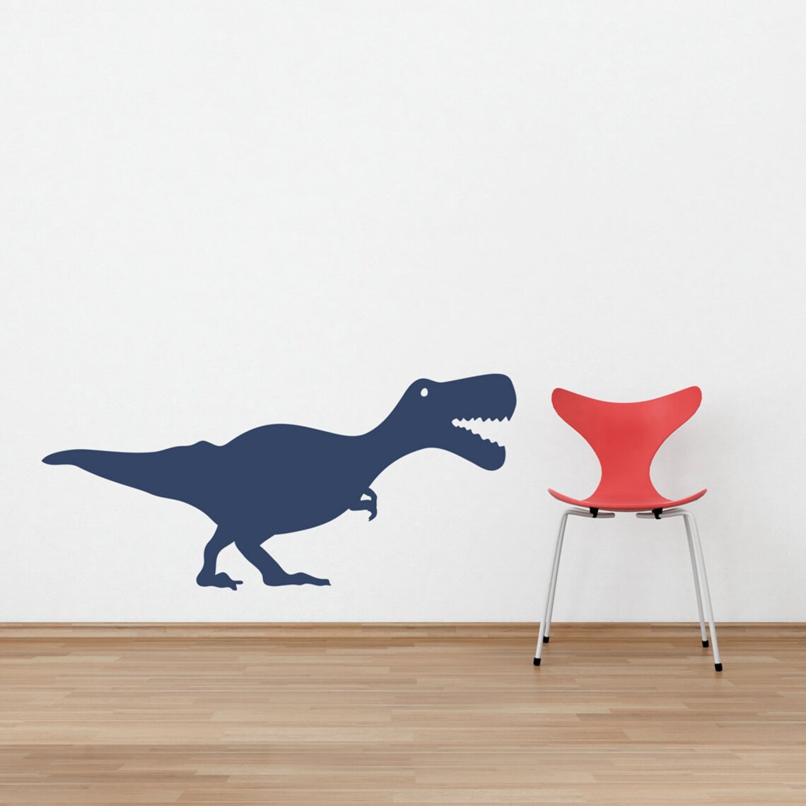 T-Rex Wall Art Decal Dinosaur Decal Dino Wall Sticker | Etsy