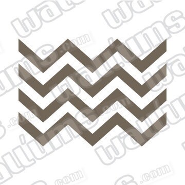 Chevron Stripes Vinyl Wall Decal Sticker Chevron Decal | Etsy