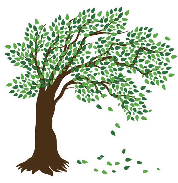 Wind Tree Clip Art