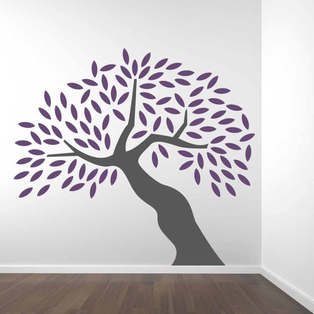 Big Tree Vinyl Wall Decal - Etsy