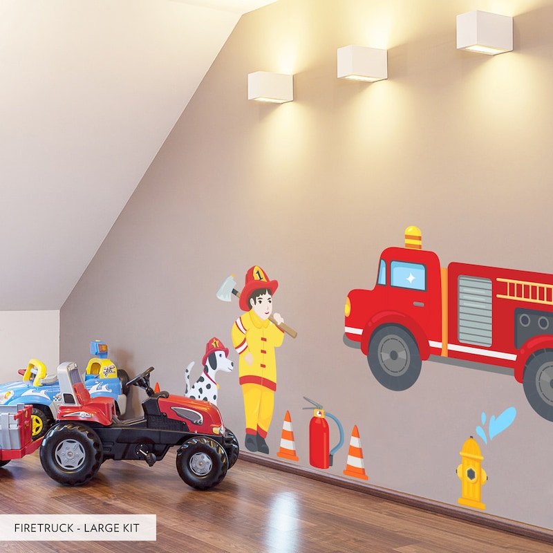 Fire Station Decal - Etsy