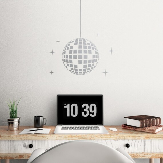 Disco Ball Wall Decal Disco Decor Disco Party Dance Party | Etsy