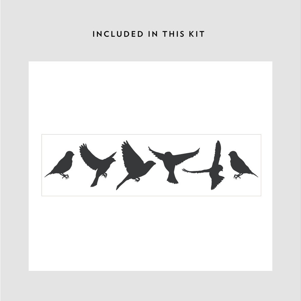 Canaries Wall Decal Nature Wall Decal Canary Art Flying - Etsy