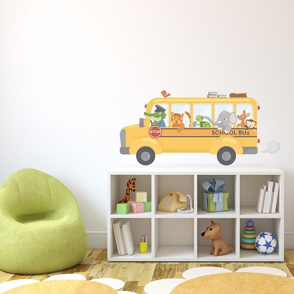 School Bus Decal - Etsy