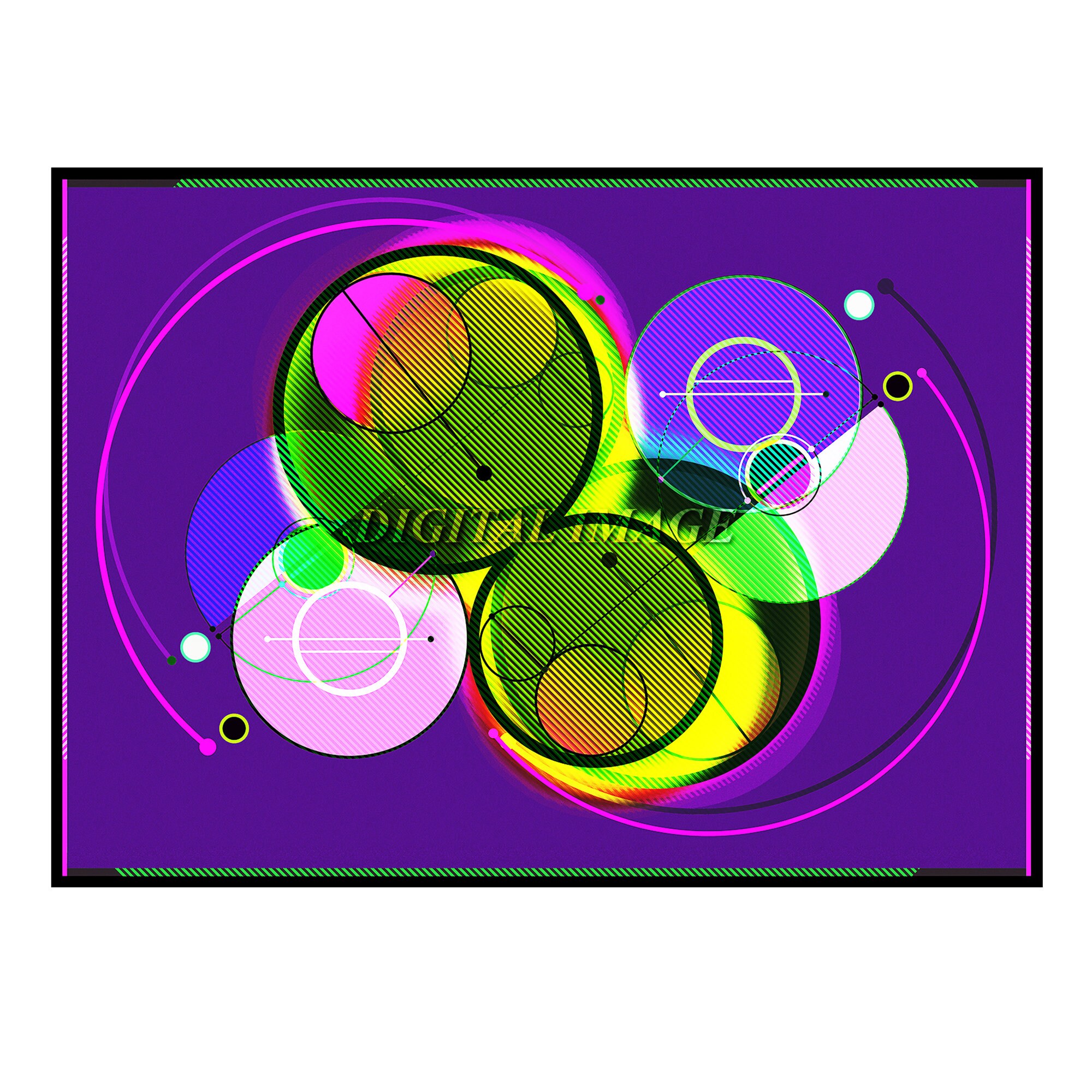 Cosmos_fractals_purple Background - Digital Illustration JPEG Image ...