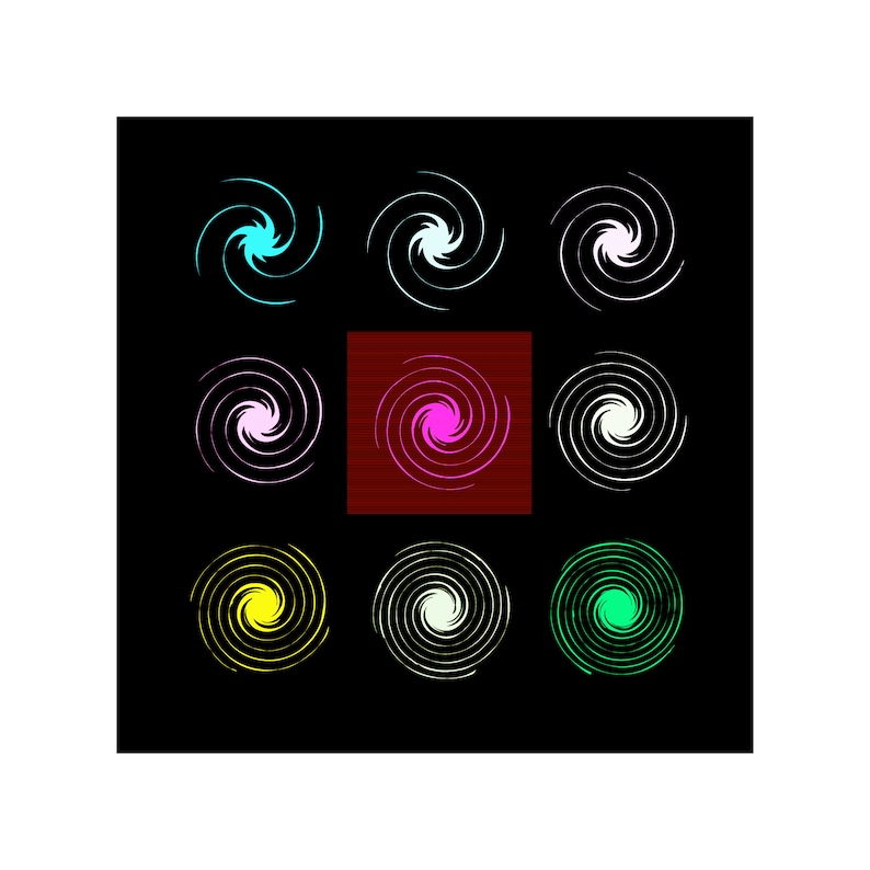Spiral _ Graphic Motion Animation - Digital Video Instant Download - Etsy