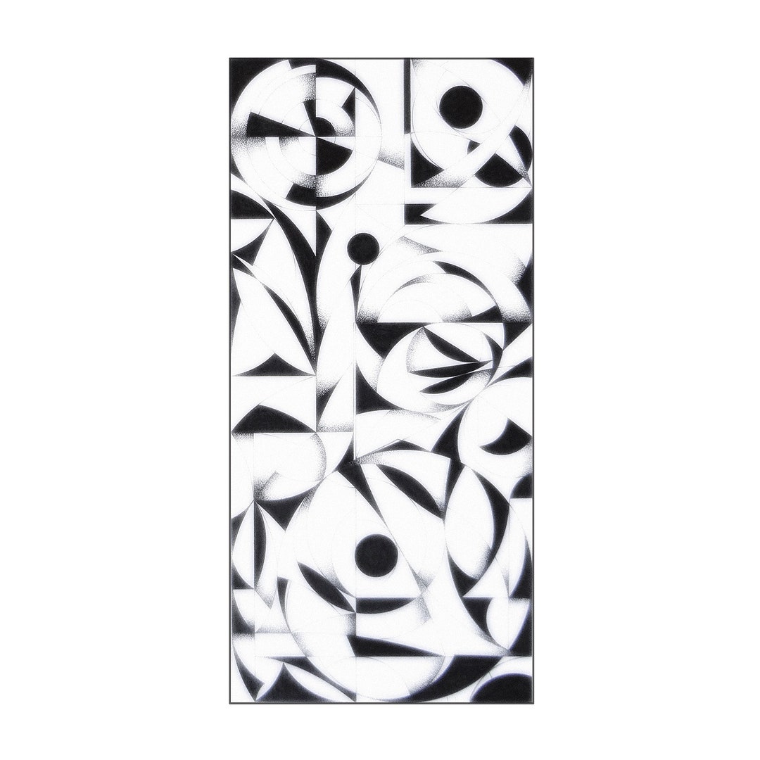 Technical Drawing _ Geo Pattern - Computer Altered JPEG Image Instant ...