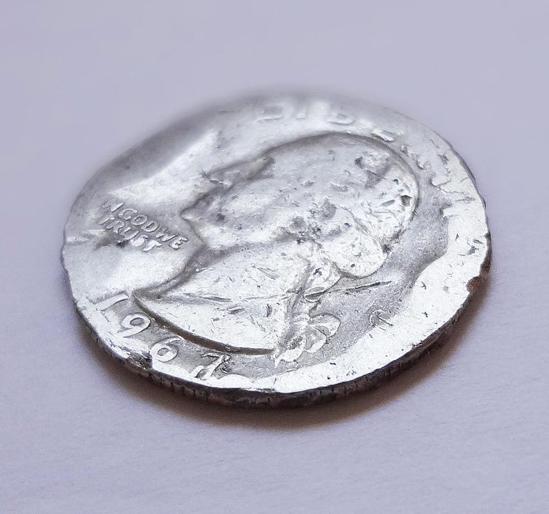 USA Quarter Dollar Coin _ Issued 1967 - Etsy