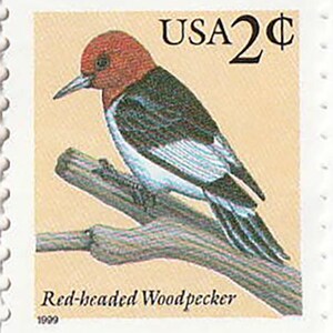USA Stamp _ USA Postage Stamp 1 Cent & 2 Cent Bird Image 5 Pcs Total - Etsy