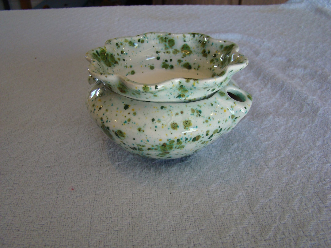 Ceramic Violet Pot (sm. Herb Garden) - Etsy
