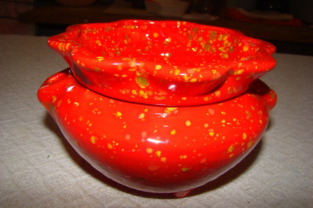 Med. Ruffle Planter ( Firecracker ) - Etsy