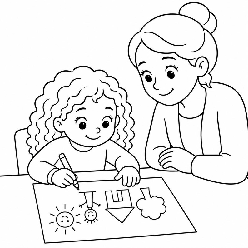 Printable Stories and Coloring Pages for Girls – Activity for Children ...