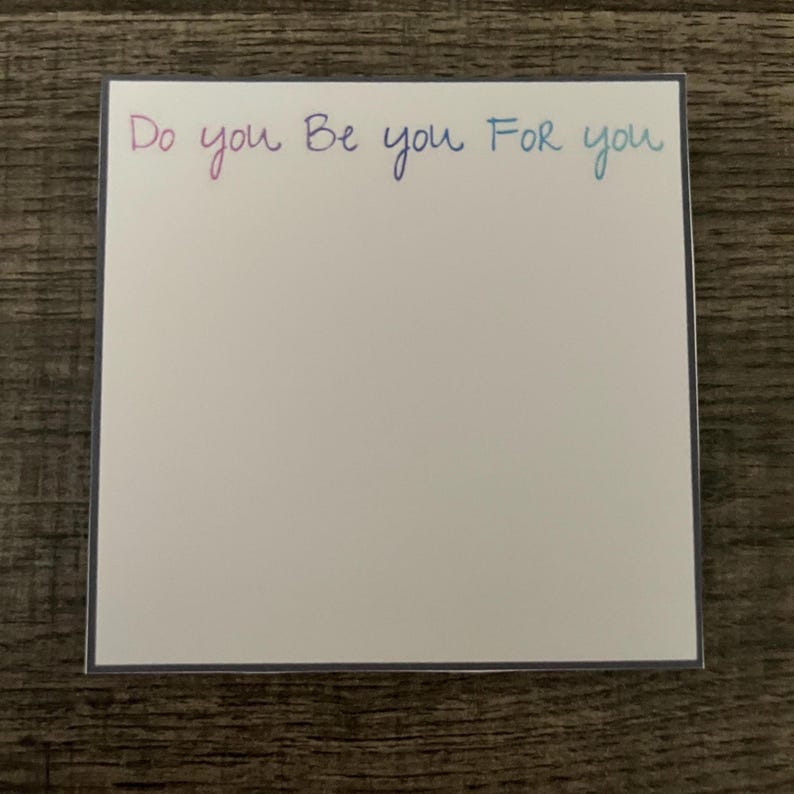 Be You Butterfly Notepad and Post-it Notes Set - Etsy
