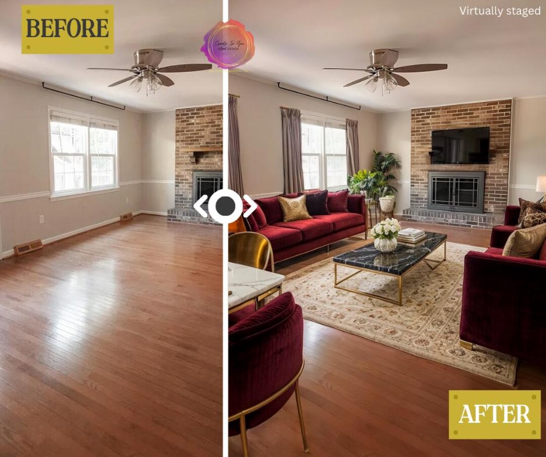 Virtual Staging From Blank Canvas to Masterpiece - Etsy