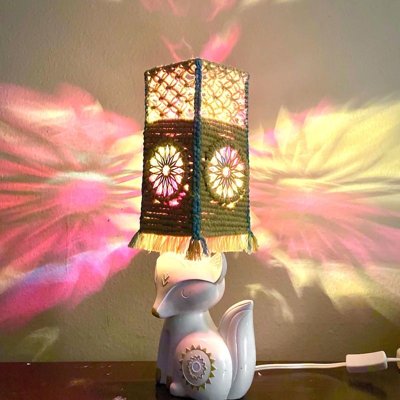Macrame Accent Lamps - Etsy