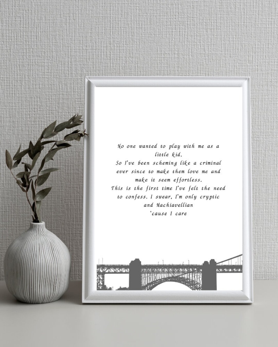 Mastermind Bridge Inspired Digital Print - Etsy