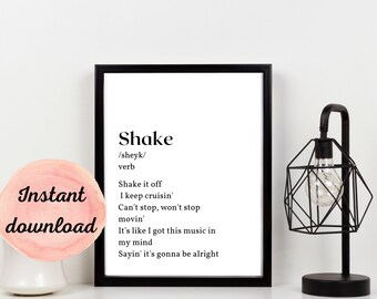 Shake It Off | Etsy