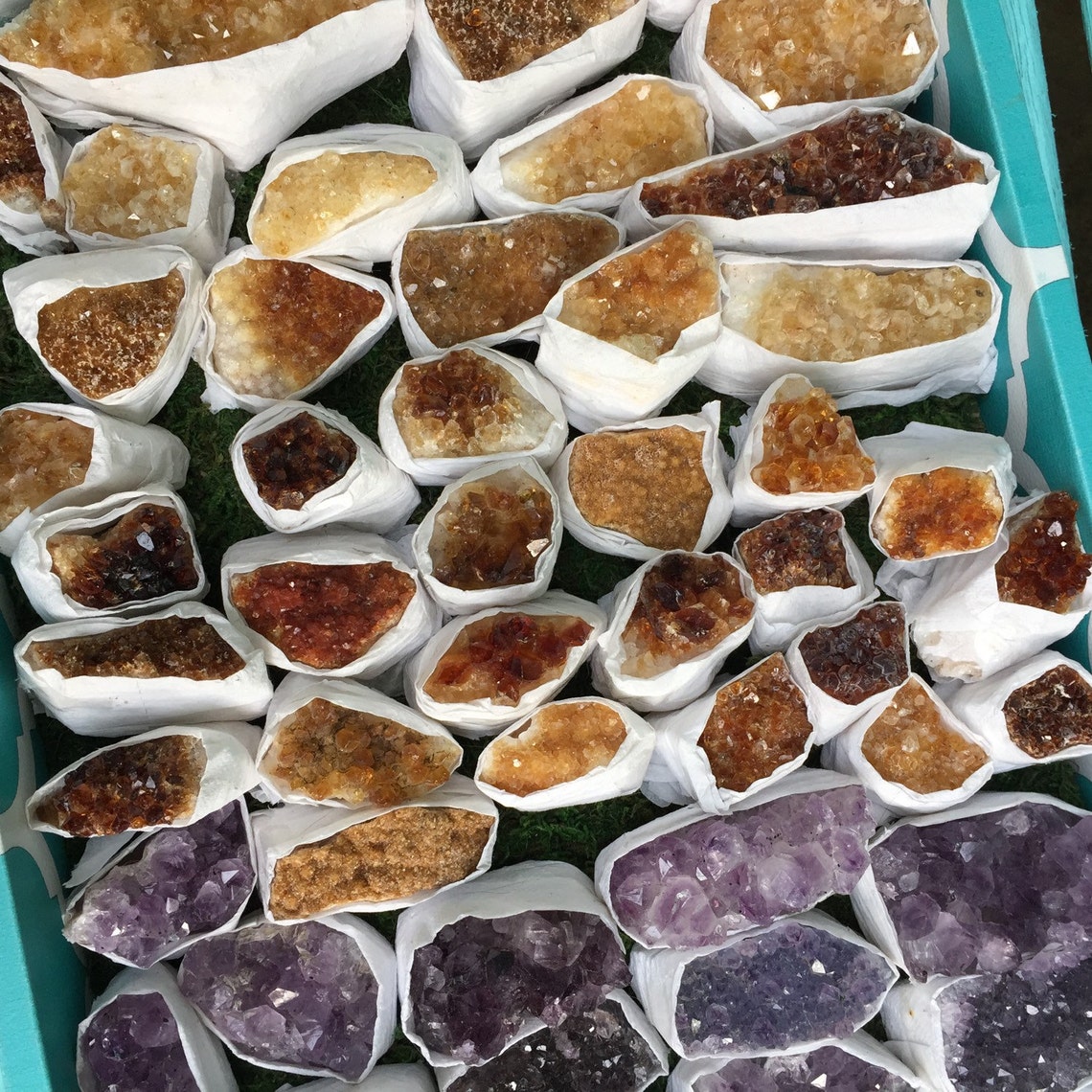 Heated CITRINE Cluster Specimen Small // Golden Amethyst | Etsy