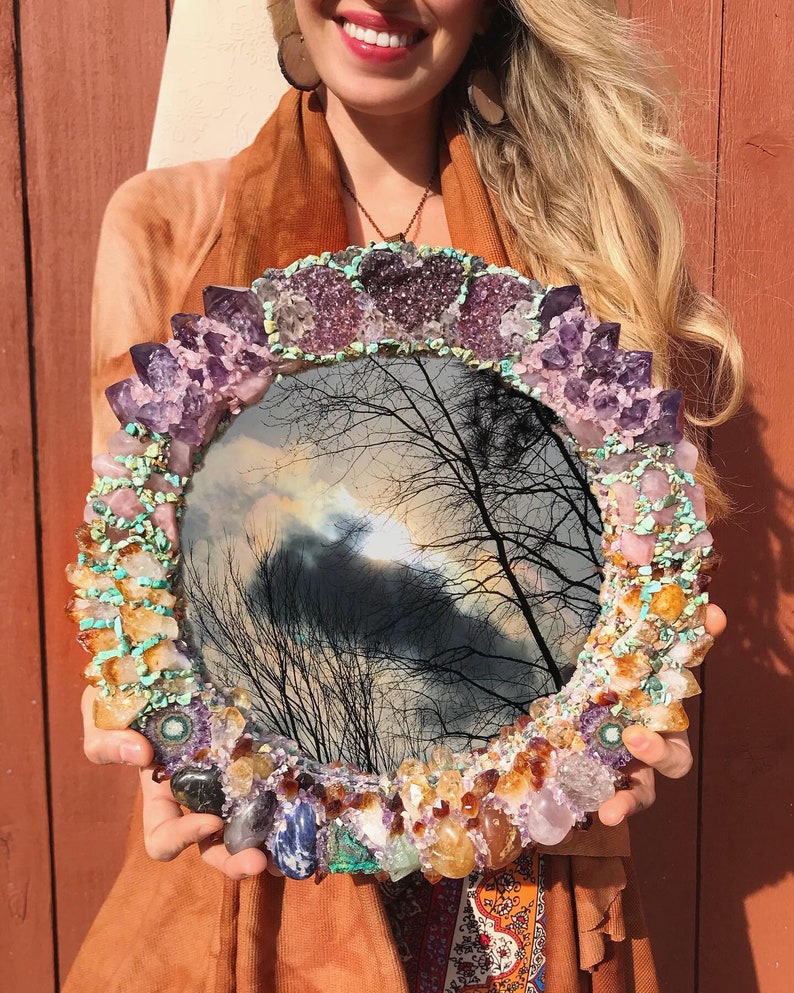 CUSTOM Crystal Mirror // MADE to ORDER 1-3 Months Lead Time // - Etsy