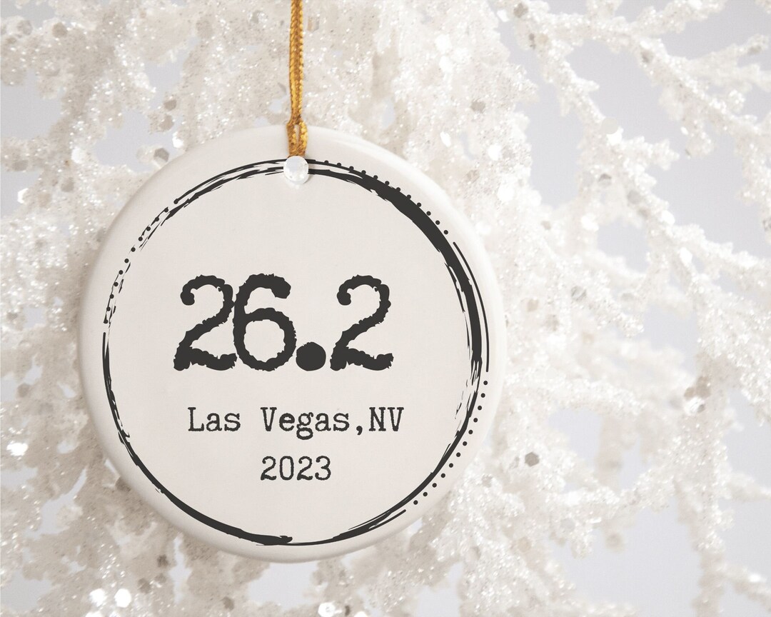 Personalized Running Ornament for Marathon Runner Christmas Ornament ...