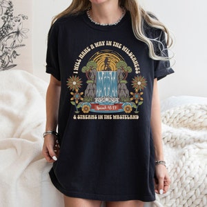Bible Verse Isaiah Tee Shirt Boho Christian T Shirt Faith Gift Comfort ...