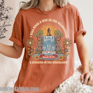 Bible Verse Isaiah Tee Shirt Boho Christian T Shirt Faith Gift Comfort ...