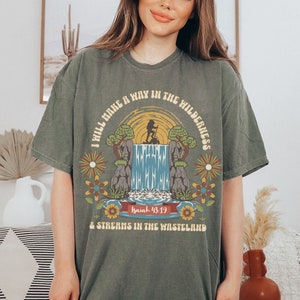 Bible Verse Isaiah Tee Shirt Boho Christian T Shirt Faith Gift Comfort ...