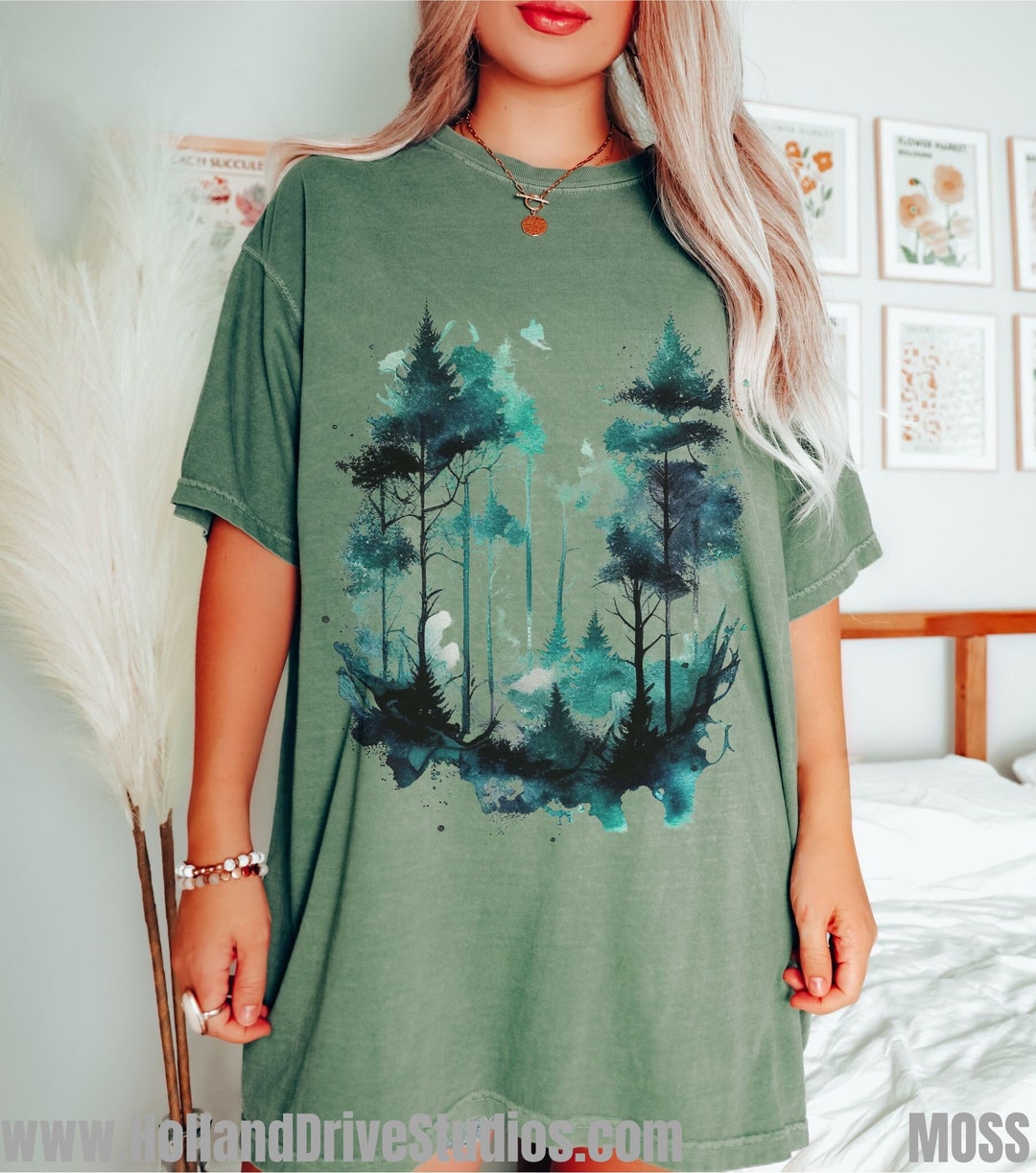Granola Girl Aesthetic Shirt Gift for Her Forestcore T-shirt Nature ...