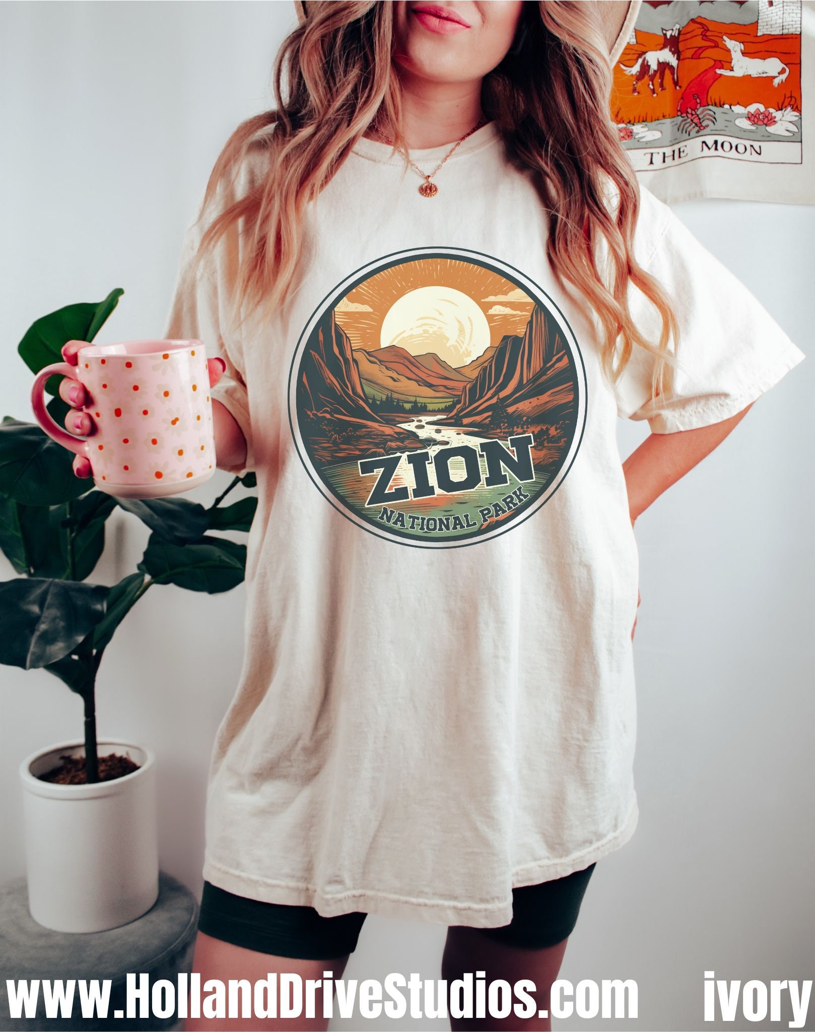 Zion National Park Ranger Aesthetic Unisex Retro Mountain Graphic ...