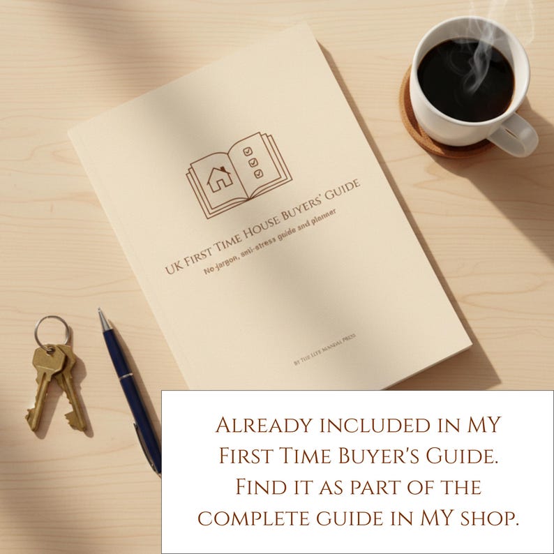 UK Moving House Checklist | Printable PDF | Moving Day Planner | First ...