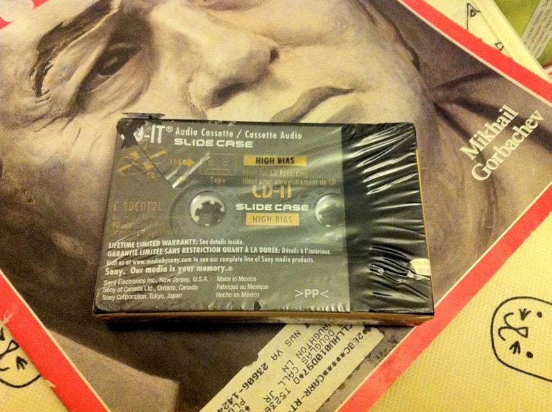 1990s Sony CD-IT Tape in Original Packaging Very 90s. | Etsy