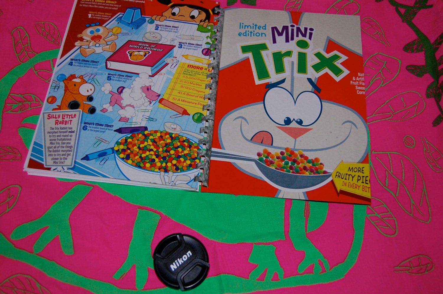 Mini Trix Not so Mini Handmade Notebook Cereal Box Handmade - Etsy