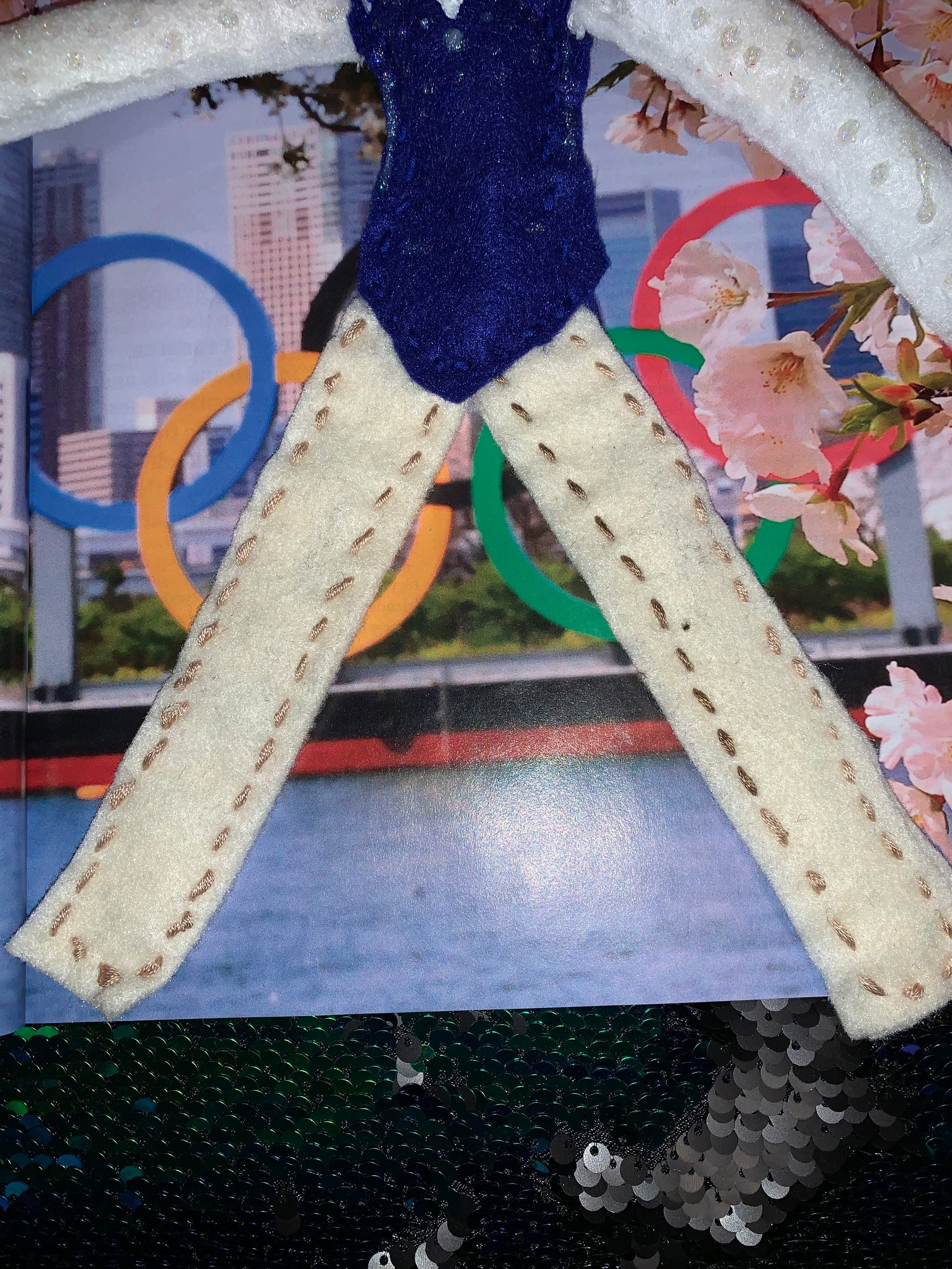 Handmade Gymnastics Felt Doll, Sunisa Lee - Etsy